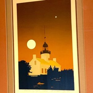 Vintage | Wall Decor | Cabrillo By Night Signed Lew Achen 98 Serigraph ...